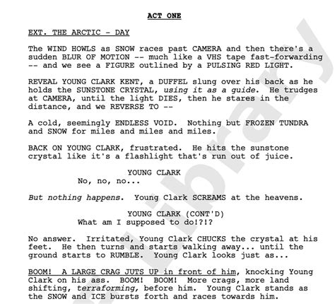 FORMATTING YOUR SPEC SCRIPT, A PRIMER - PART 20 — The Writers Guild ...
