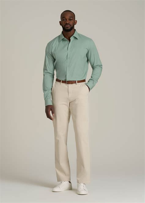 Mens Tall Button Down Dress Shirts American Tall