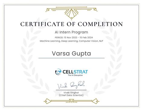 varsa gupta on linkedin ai internship machinelearning deeplearning