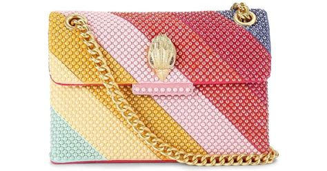 Kurt Geiger Mini Kensington Beaded Convertible Shoulder Bag In Pink Lyst