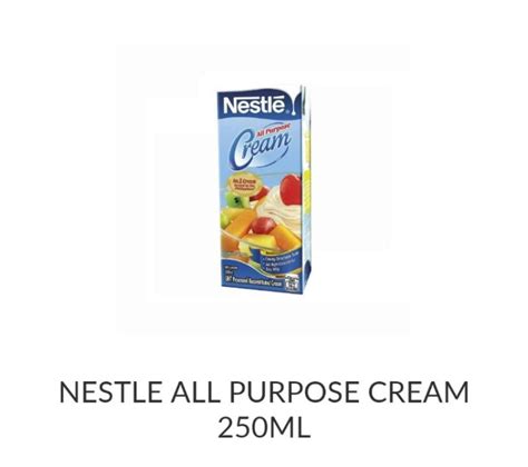 Nestle All Purpose Cream 250ml Lazada Ph