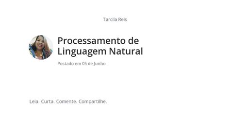 Processamento De Linguagem Natural