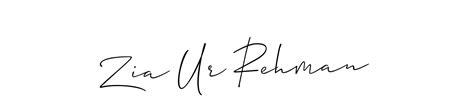 96 Zia Ur Rehman Name Signature Style Ideas Latest E Sign