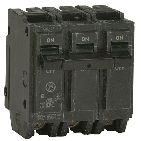 Ge Q Line 30 Amp 3 In Triple Pole Circuit Breaker Thql32030 The Home