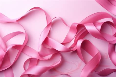 Premium Ai Image Breast Cancer Day Concept And Pink Ribbon Ai Generated