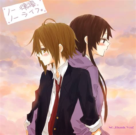 EDで夕焼け律澪 KURO