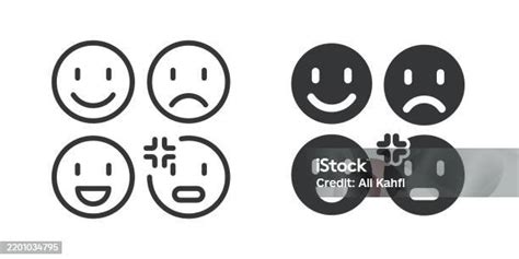 이모티콘 얇은 선 글리프 단색 아이콘입니다 편집 가능한 획과 투명한 배경에 격리된 완벽한 픽셀 Brand Name Smart Phone에 대한 스톡 벡터 아트 및 기타