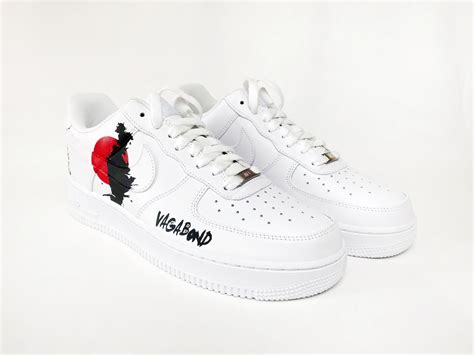 Кастом кроссовок Nike Air Force 1 Miyamoto Musashi