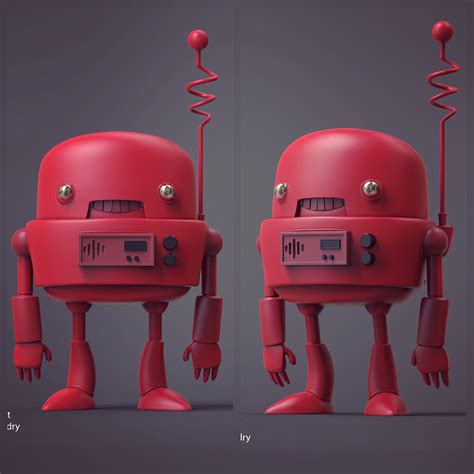 Simple Robot Concept Art