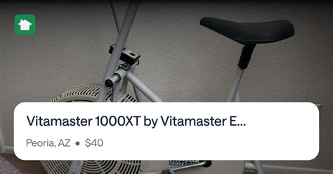 Vitamaster 1000xt By Vitamaster Exercise Bike For 40 In Peoria Az For Sale And Free — Nextdoor
