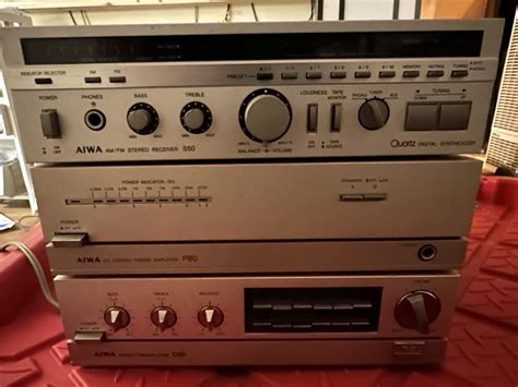 Aiwa P80 And C80 Vintage Mini Component Hi Fi System High End Made In