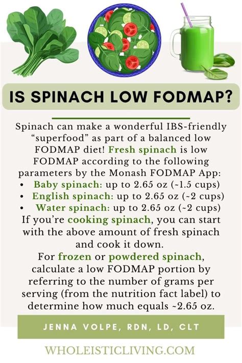 When Is Spinach Low Fodmap Holistic Guide To Navigating Spinach And