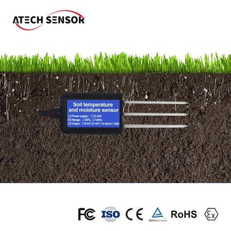 Atech Hot Selling Probes Volumetric Water Content Vwc Soil Moisture Sensor Rs China