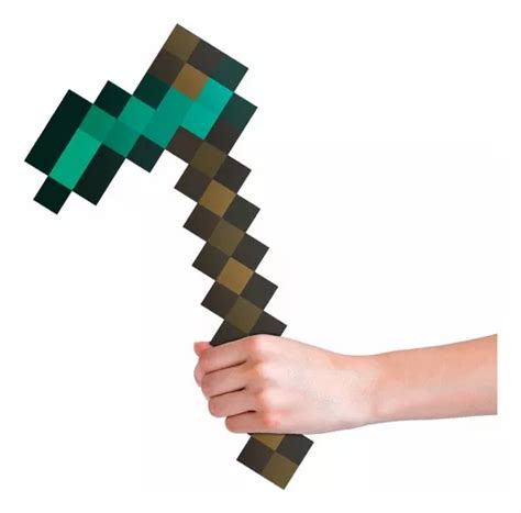 Enxada Minecraft Diamante Brinquedo Mdf MercadoLivre