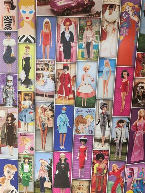 Barbie Through The Years Wallpaper