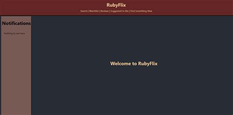 GitHub Michael Neis Rubyflix Frontend Phase 3 Ruby Project React