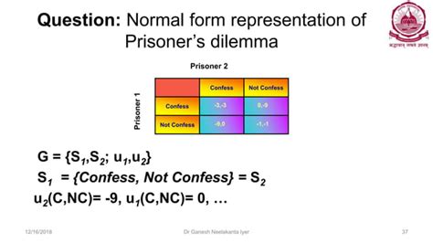 Game Theory And Engineering Applications Ppt