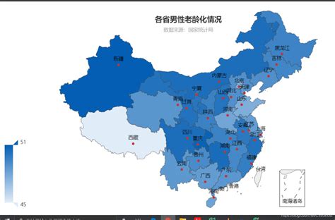 Pyecharts画中国地图（省、市）：如何调整渐变颜色、浏览器中大小、生成的html打开是空白无法显示的问题pyecharts地图颜色