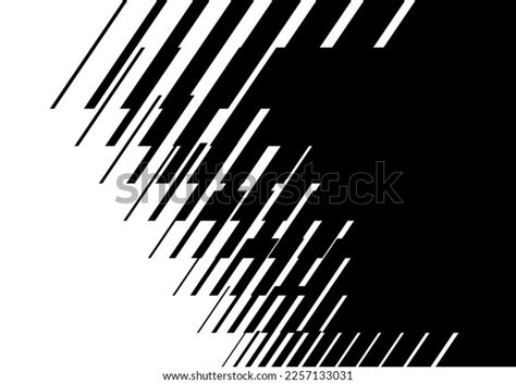 Vector Transition Black White Abstract Lines Stock Vector Royalty Free