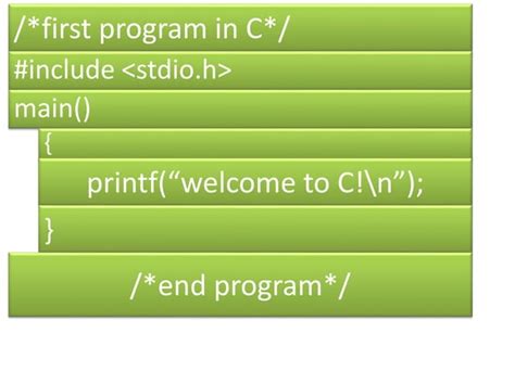 Simple Program In C Ppt