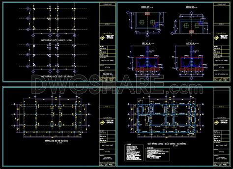 363 Free Download Of Structural Cad Drawings For 7 5m X 13 5m