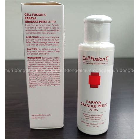 Cell Fusion C Papaya Granule Peels Ultra Cleansing Powder 50g | eBay