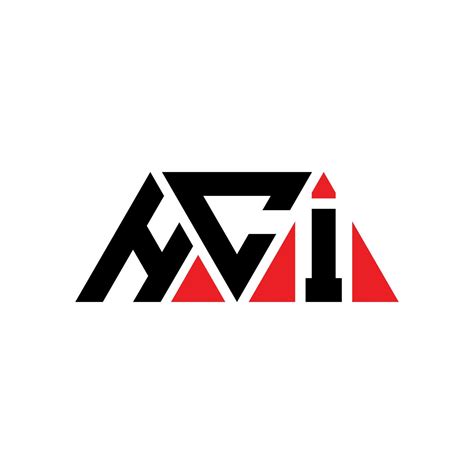 Hci Triangle Letter Logo Design With Triangle Shape Hci Triangle Logo Design Monogram Hci
