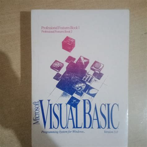 Jual Buku Microsoft Visual Basic Programming System For Windows Version 30 Jakarta Timur