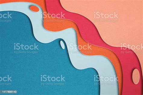 추상적 인 그런 지 종이 조각 템플릿 배경 책 표지 또는 연례 보고서 템플릿 비즈니스 프리젠 테이션 전단지 포스터 0명에 대한 스톡 사진 및 기타 이미지 Istock