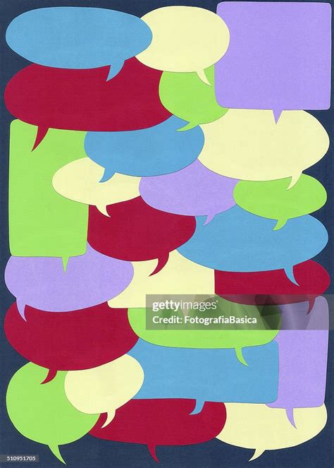 Overlapping Speech Bubbles High Res Vector Graphic Getty Images