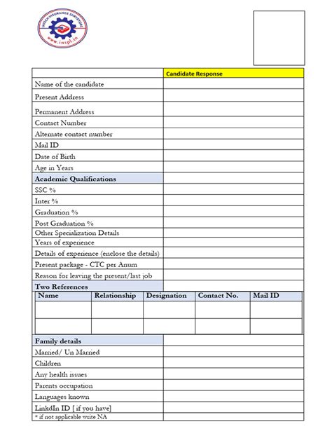 Interview Form Hr Pdf Employee Retention Economies