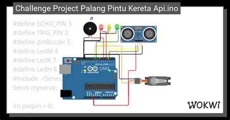 Challenge Project Palang Pintu Kereta Api Ino Wokwi ESP32 STM32
