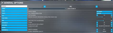 unreasonable gpu usage in the menu install performance and graphics microsoft flight