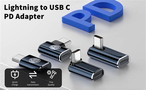 Amazon Com Duttek USB C To Lightning Adapter Pack USB C Male To Lightning Female Adapter