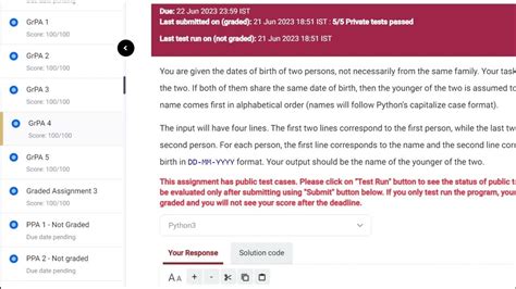 Python Grpa Week 2 Iitm Bs Degree Data Science Pythoniitmiitdatasciencevideoytshorts Youtube
