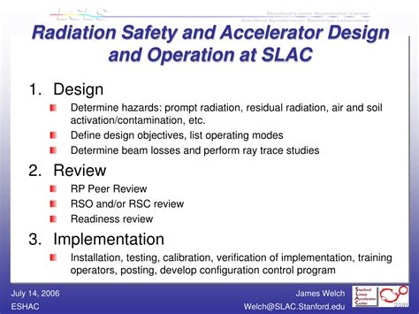 PPT Comprehensive Radiation Safety Design For LCLS Project Implementation PowerPoint