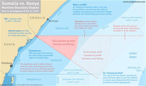 Somalia Vs Kenya 3 Maps Explaining The Maritime Dispute And Court Ruling