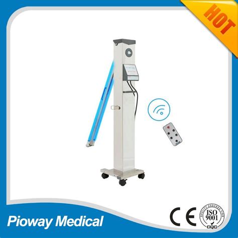 Double Tube Stainless Steel UV Lamp Disinfection Trolley With Infrared Sensing FY DSI UV