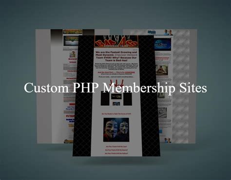 Custom Php Membership Scripts • Xtreme Freelance