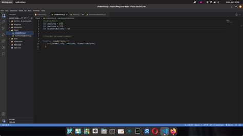 D Vida Recria O Do Projeto Pong No Vscode L Gica De Programa O
