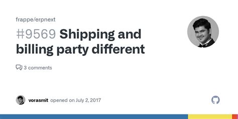 Shipping And Billing Party Different · Issue 9569 · Frappeerpnext