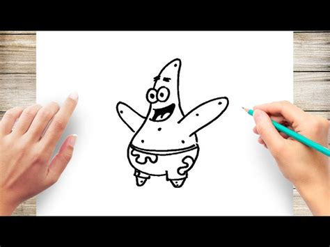 Patrick Drawing In Pencil