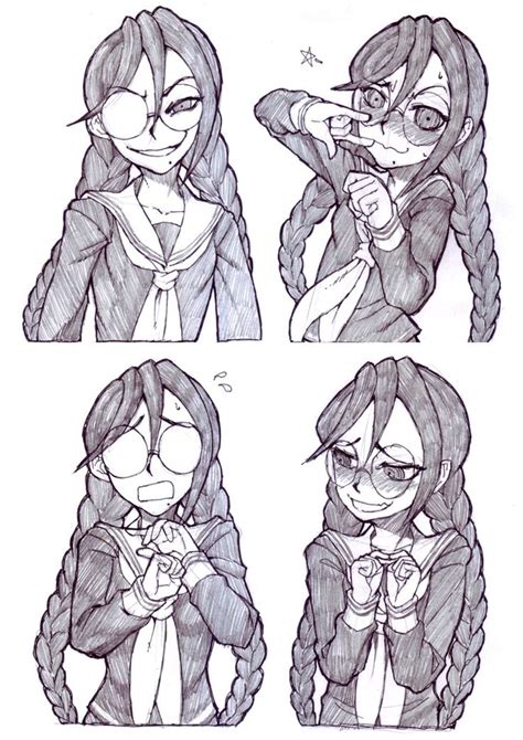 ダンガンロンパ ダンガンロンパ 腐川冬子 V 7のイラスト Pixiv イラスト ダンガンロンパ 絵