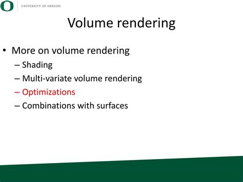 PPT Volume Rendering Part PowerPoint Presentation Free Download ID