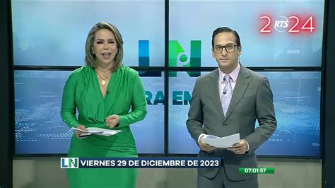 La Noticia Primera Emisión Programa del de Diciembre de RTS siempre contigo
