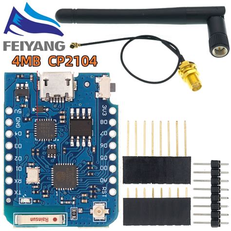 Wemos D Mini Pro M M Bytes External Antenna Connector Nodemcu Based