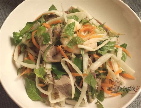 Goi Ngo Sen Recipe Vietnamese Lotus Root Salad Recipe Writing With