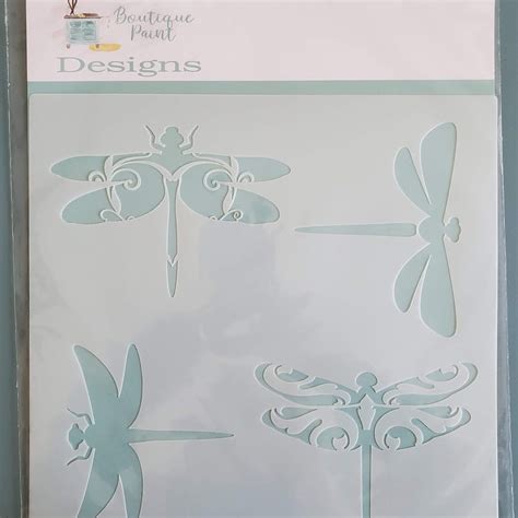 Dragonfly Stencil Etsy