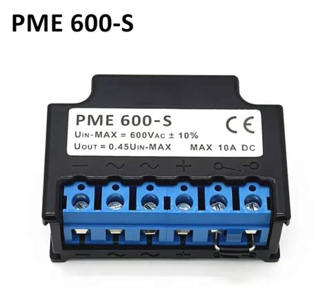 PME 600-S BREMSGLEICHRICHTERMODUL Uin-max=600Vac±10% Uout=0,45Uin-max ...