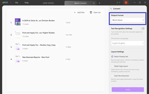 Easy Conversion Learn How To Convert Multiple PDF Files To Word UPDF